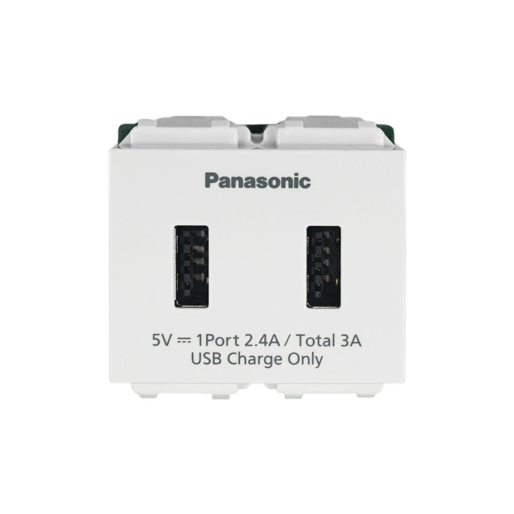 Panasonic - USB Charger Type A 2 port อุปกรณ์ชาร์จ USB พร้อมฟังก์ชั่น – TYP